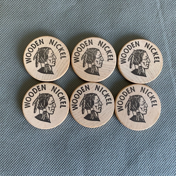Wooden Nickels - Etsy
