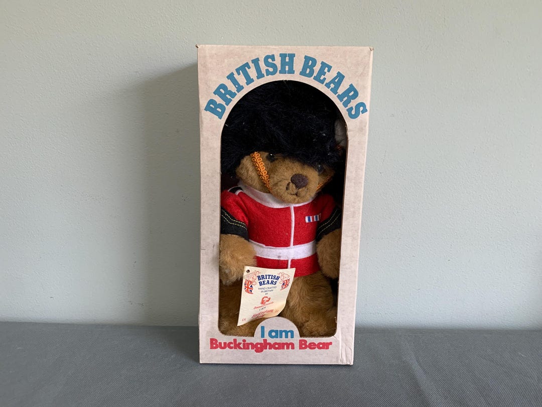 British Bears “buckingham Bear” - Vintage Uk-made Teddy Bear in ...