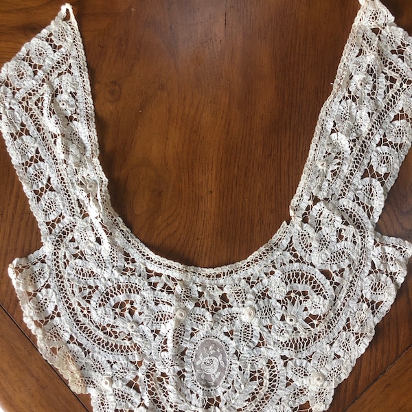 Antique Lace Collar Lot - Etsy