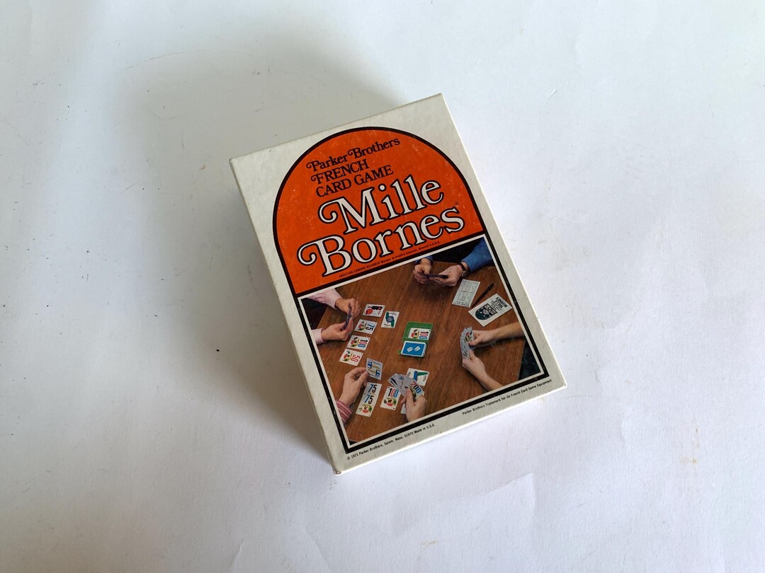 Vintage Card Game - Mille Bornes - 1971 Edition - Complete and Ready to ...
