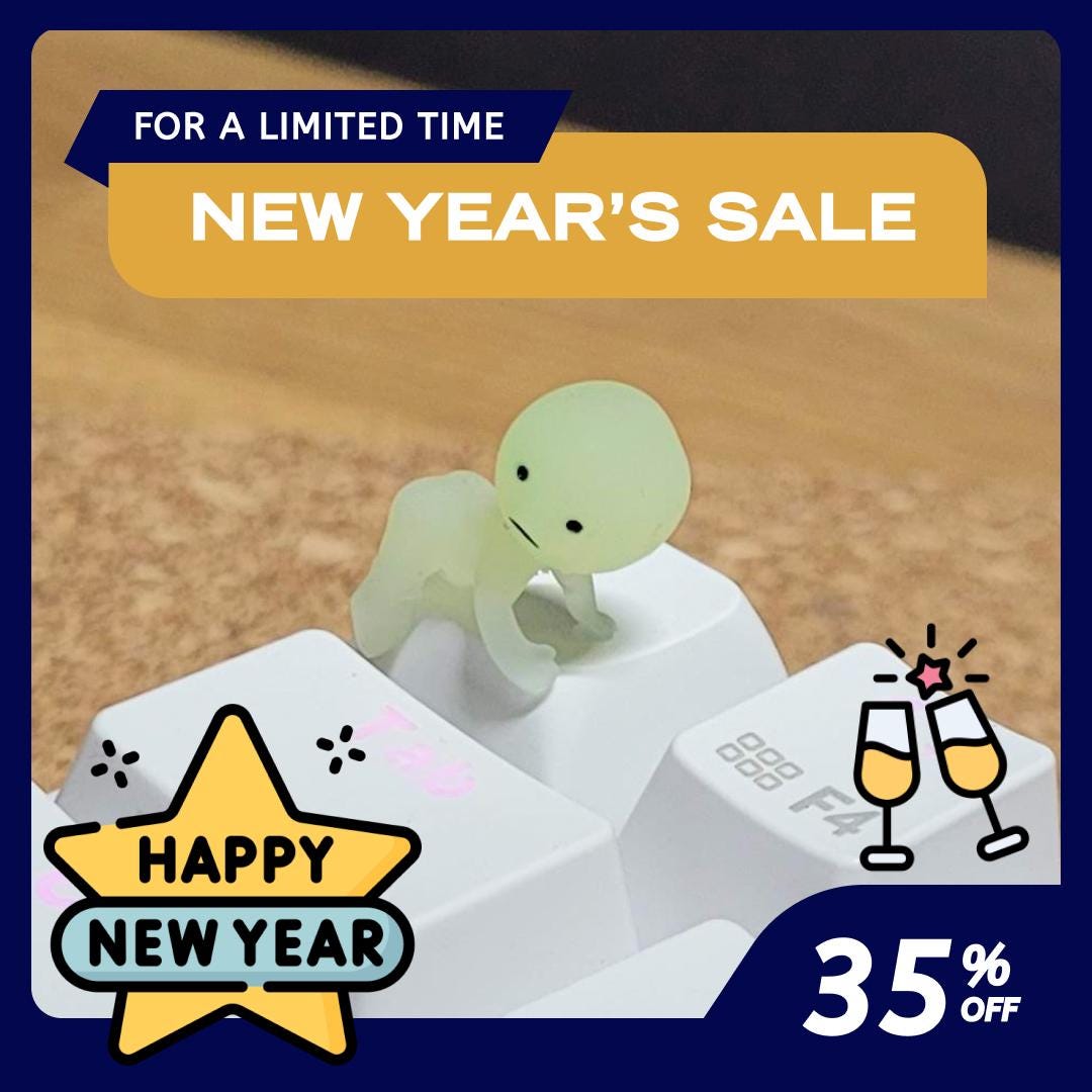 ESCAPE Keycap Smiskey - Etsy