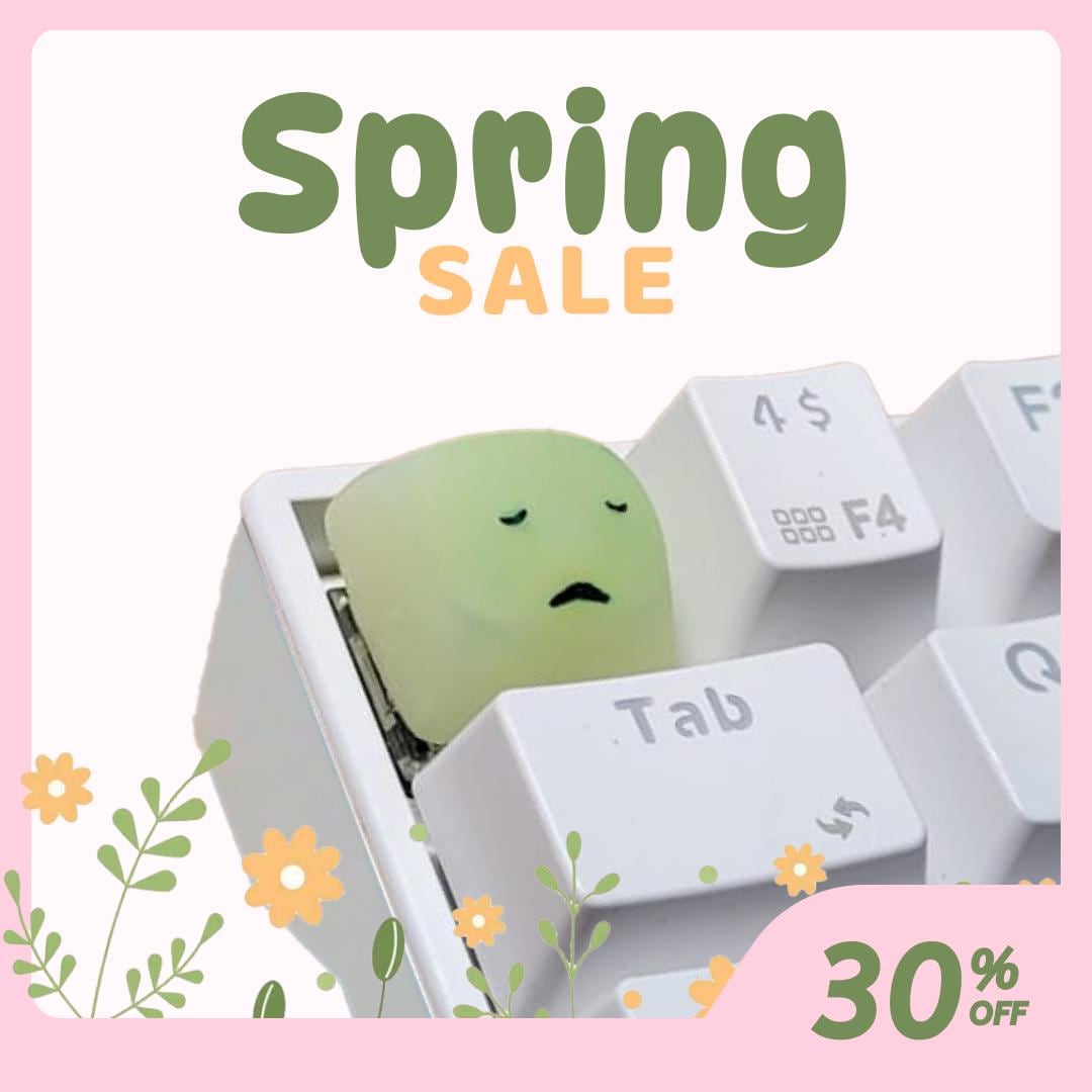 SLEEPY SMISKEY | Keycap | Smiskey - Etsy