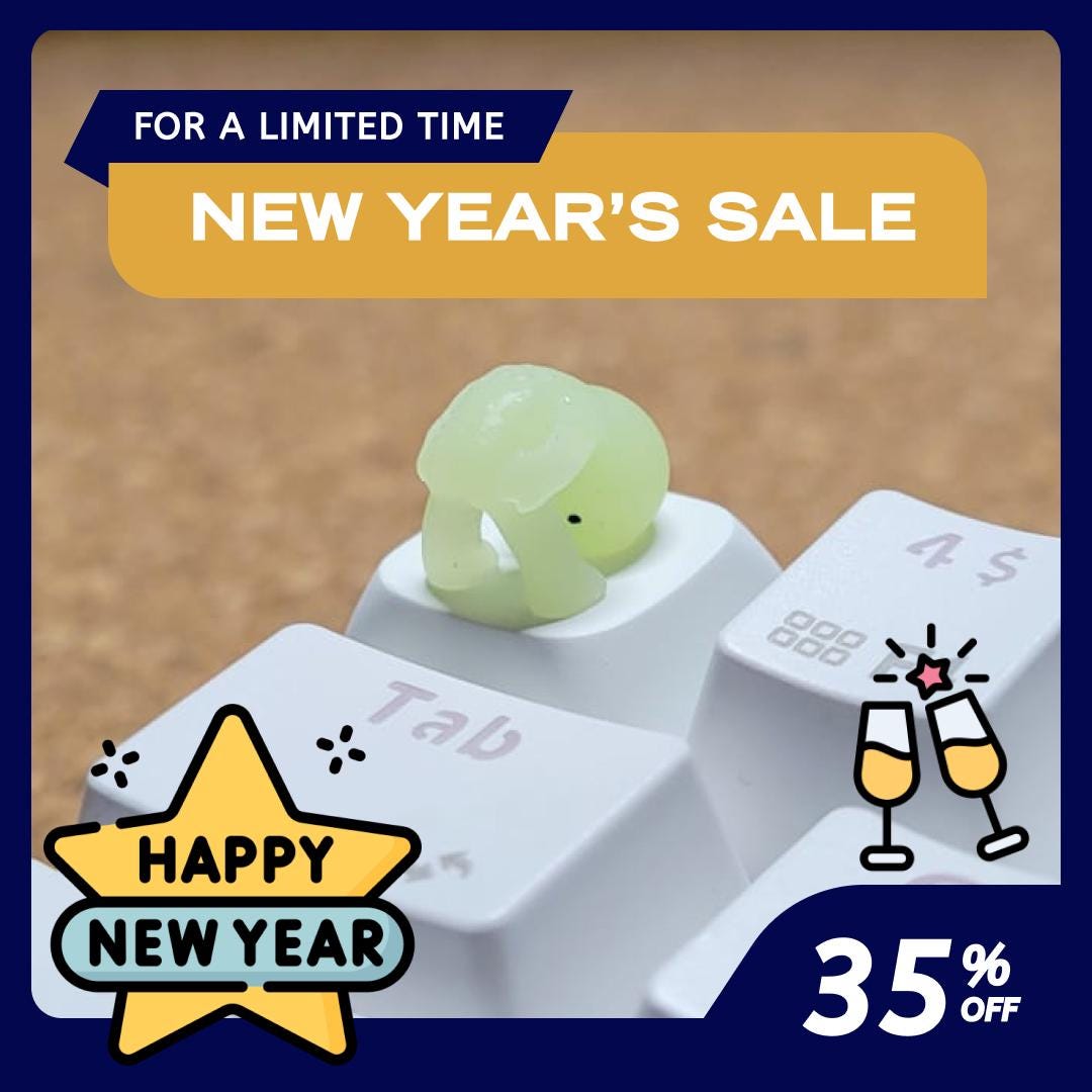 PEEPING UNDER Keycap Smiskey - Etsy