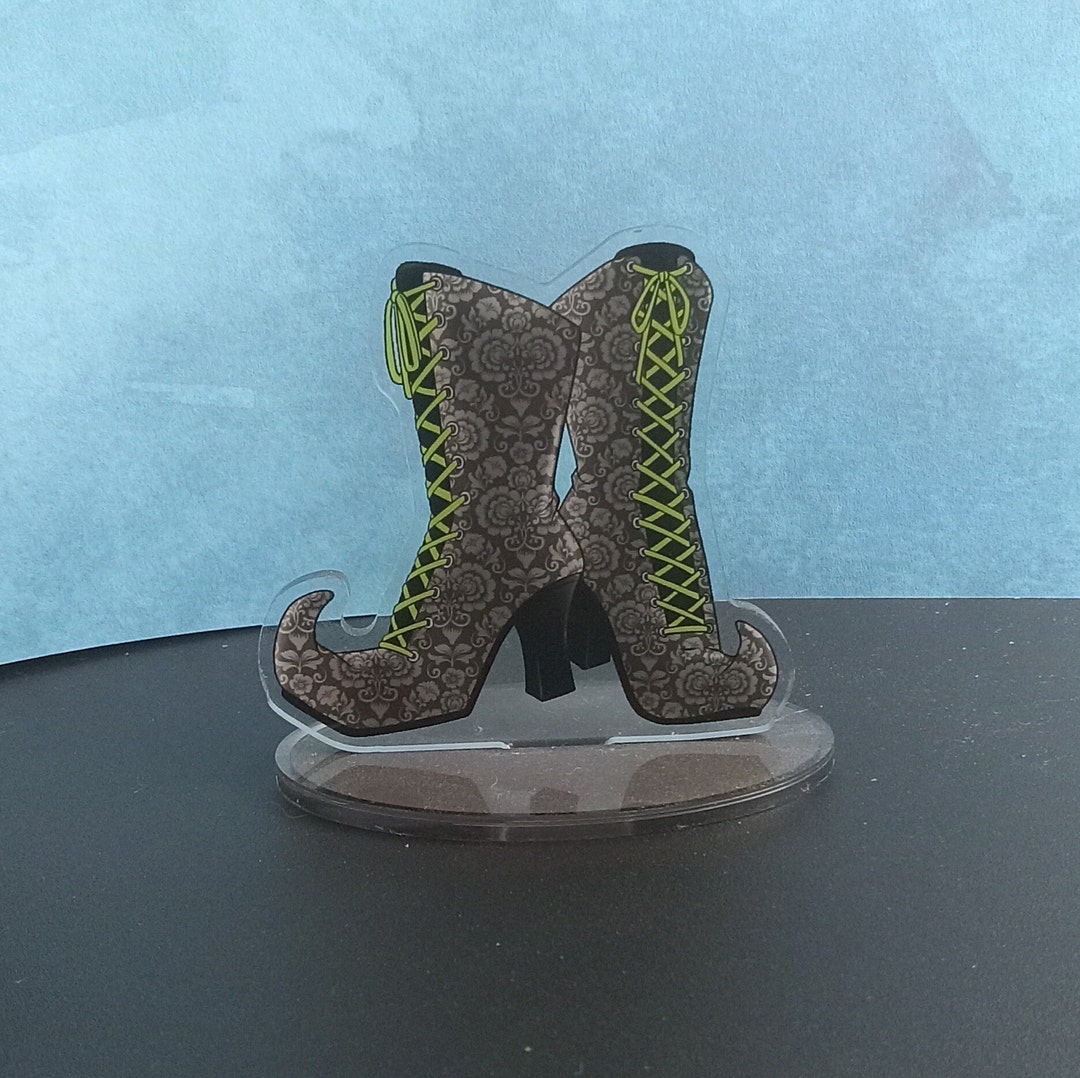 Witch Boots Acrylic Standee - Etsy