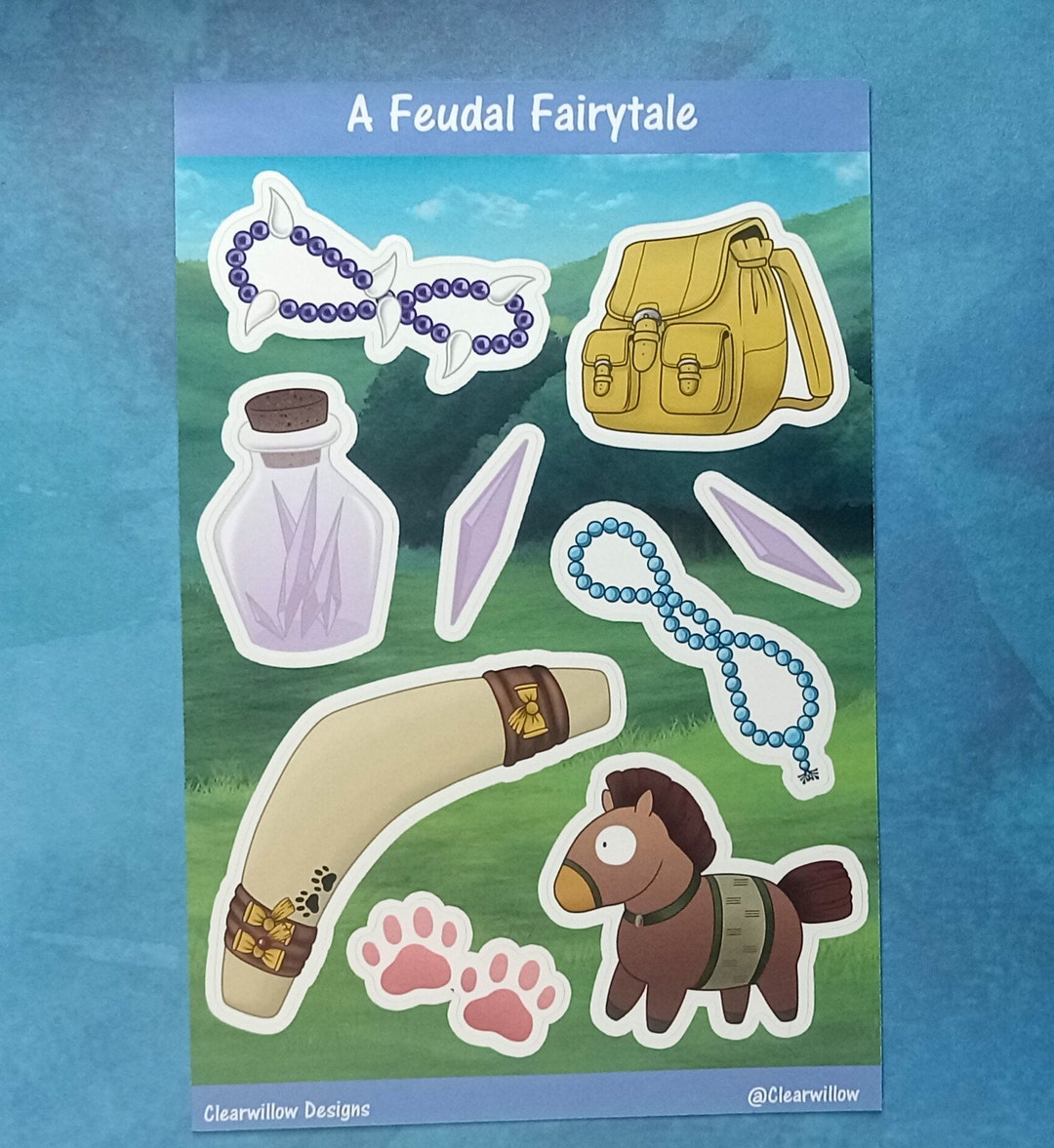 Feudal Accessories Sticker Sheets - Etsy