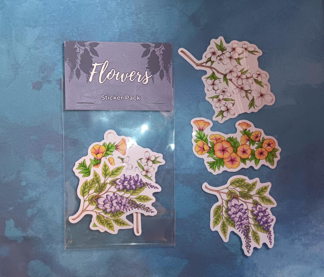 Flower Bundles Sticker Pack - Etsy