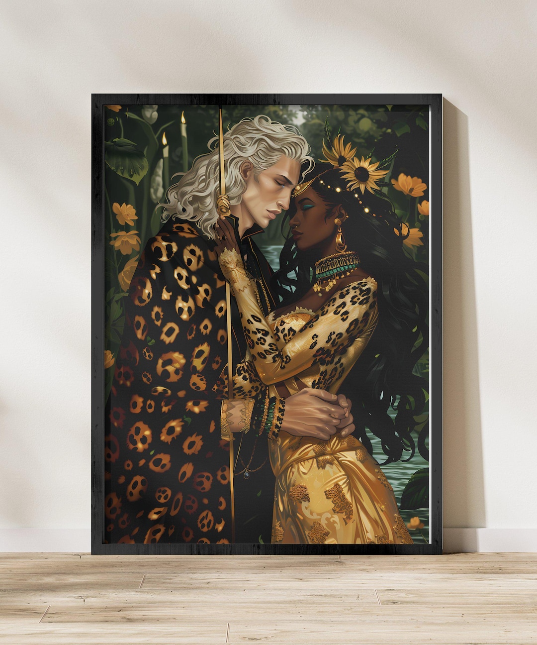 Cuban African Santeria Wall Art, Yoruba Orishas Print, Spiritual Decor ...