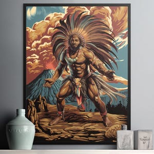 Afro-cuban Orishas Wall Art, African Santeria Decor, Yoruba Mythology ...