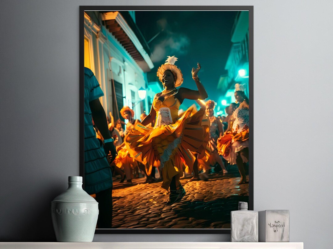 Cuban Dance Parade Wall Art Havana Nightlife Photography Cuban Culture ...