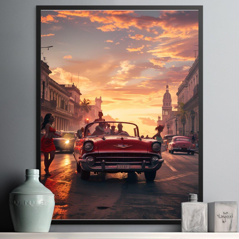 Red Sunset - Etsy