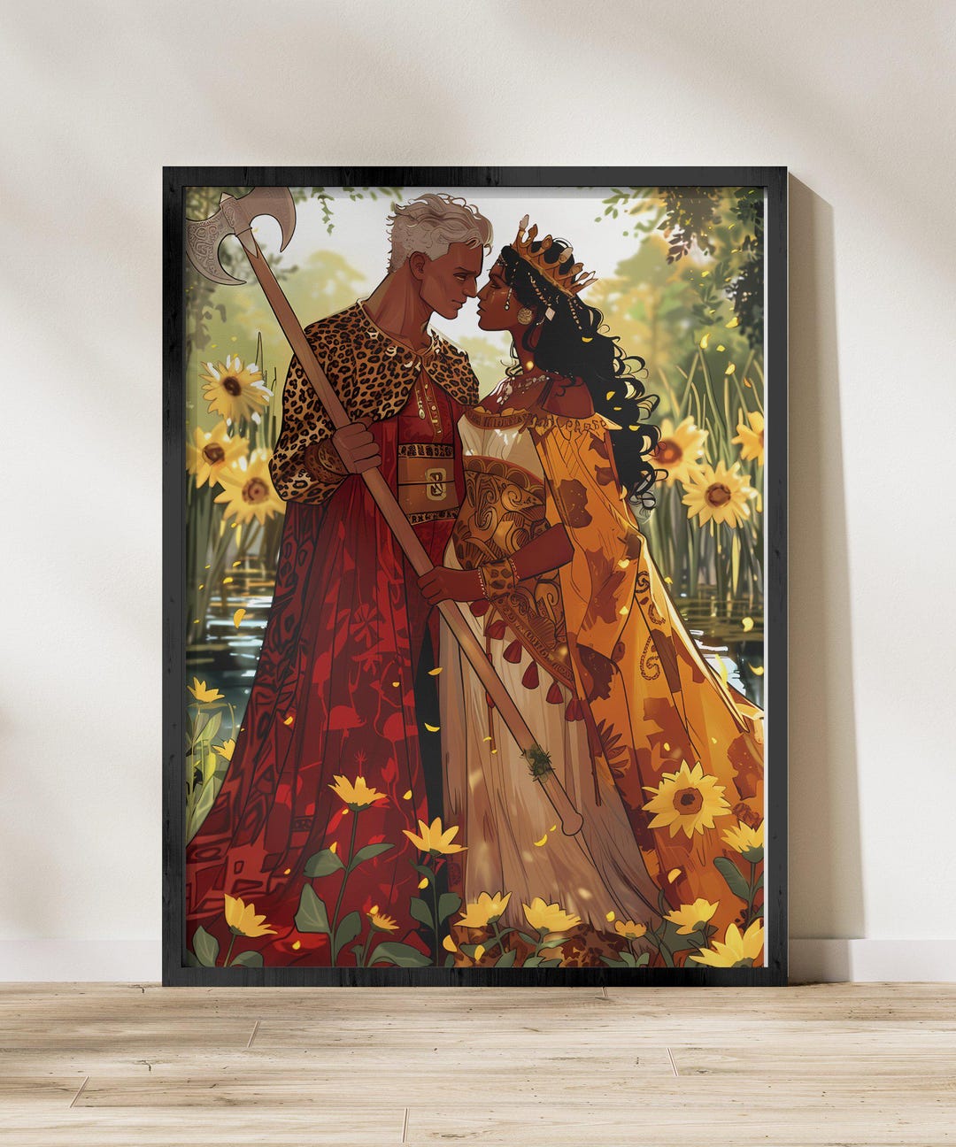 Orisha Wall Art, Cuban Santeria Decor, African Santeria Print, Yoruba ...