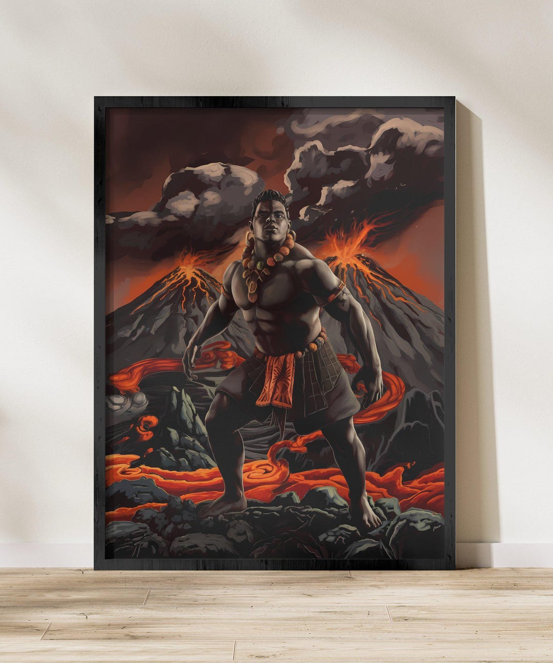 Powerful Orisha Wall Art, Vibrant Afro-cuban Santeria Decor, Yoruba ...