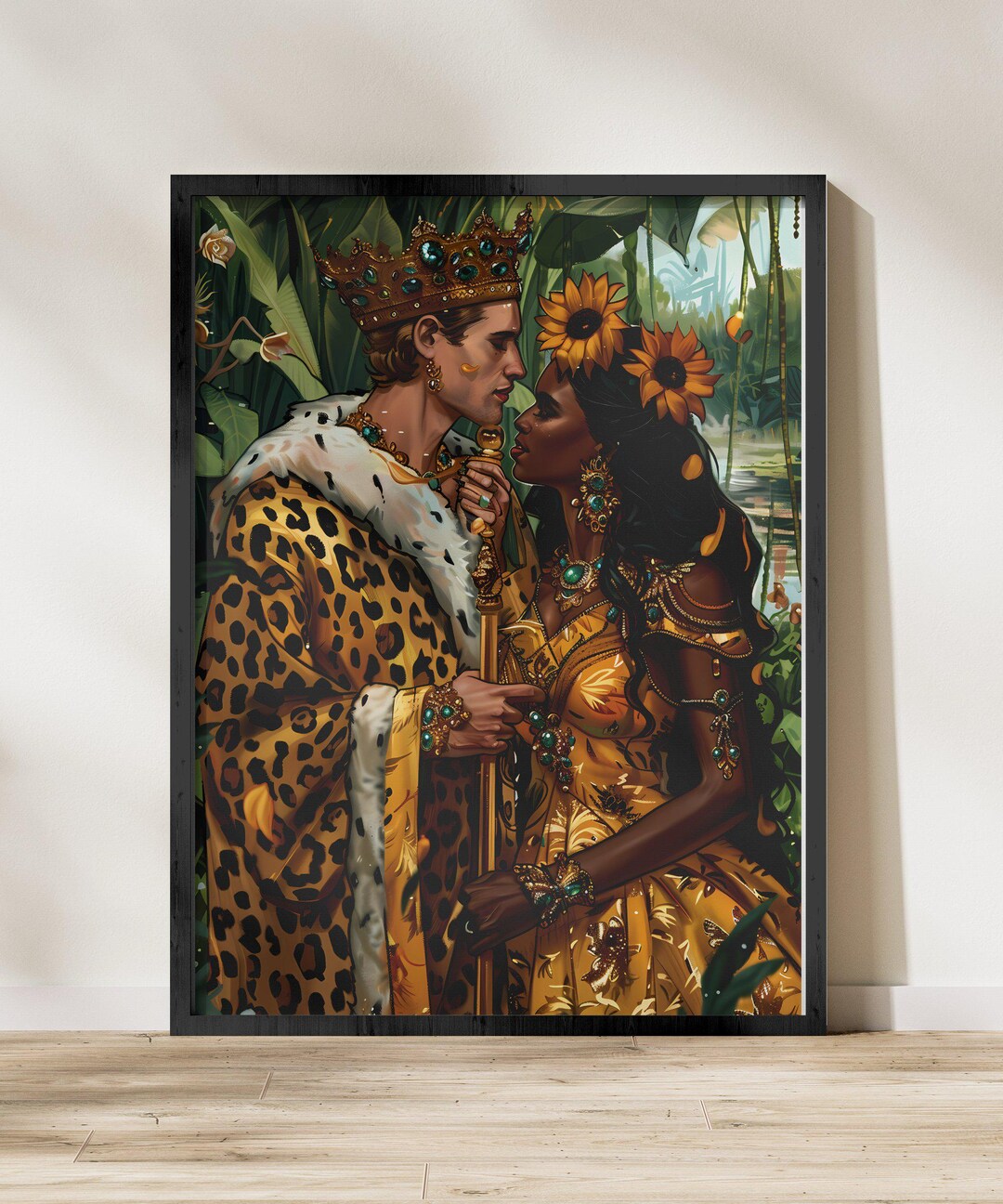 African Santeria Wall Art, Orishas Decor, Cuban Yoruba Spiritual Print ...