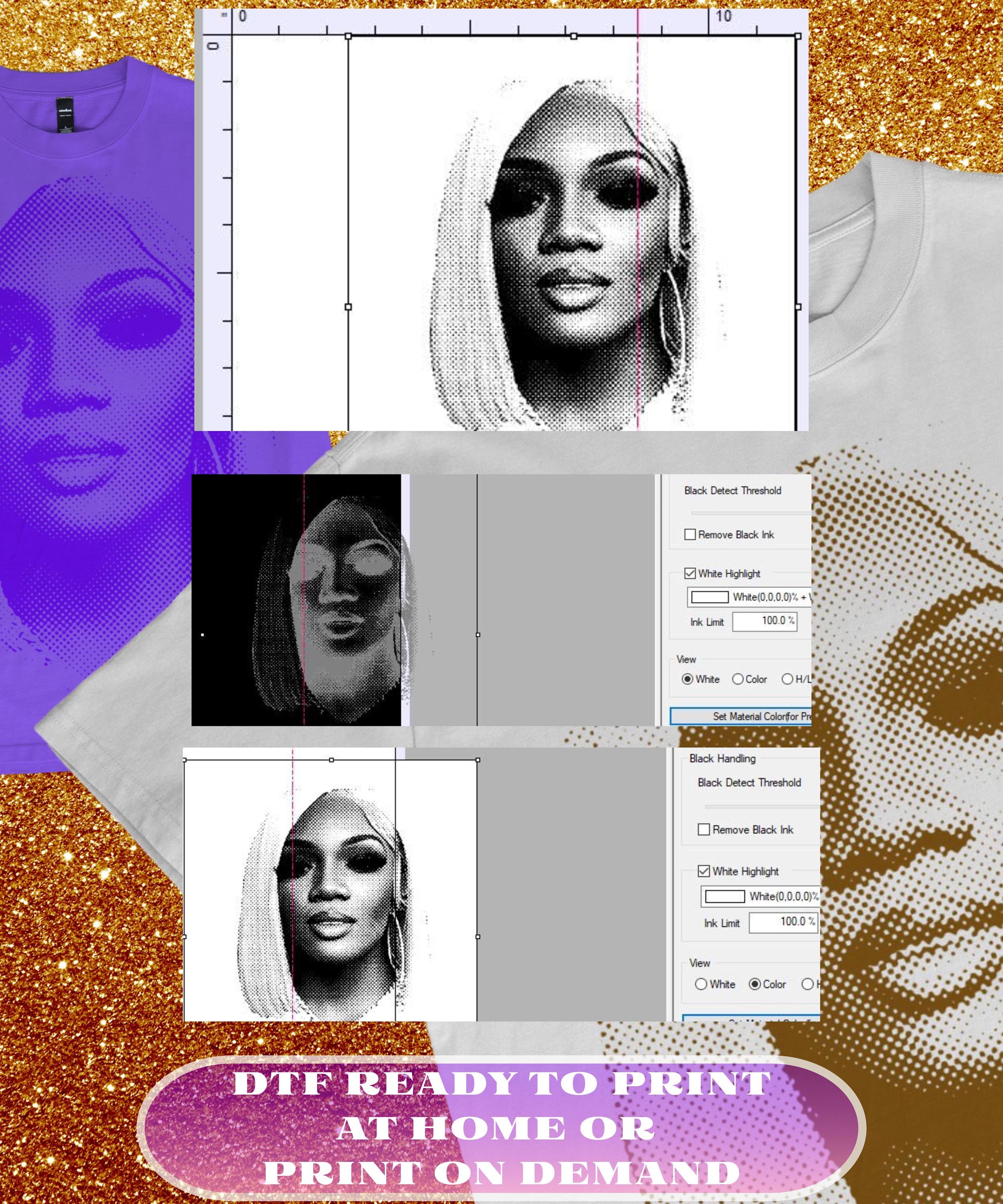 Glorilla XL Portrait 300 Dpi PNG .svg Bundle Half Toned Design Ready ...