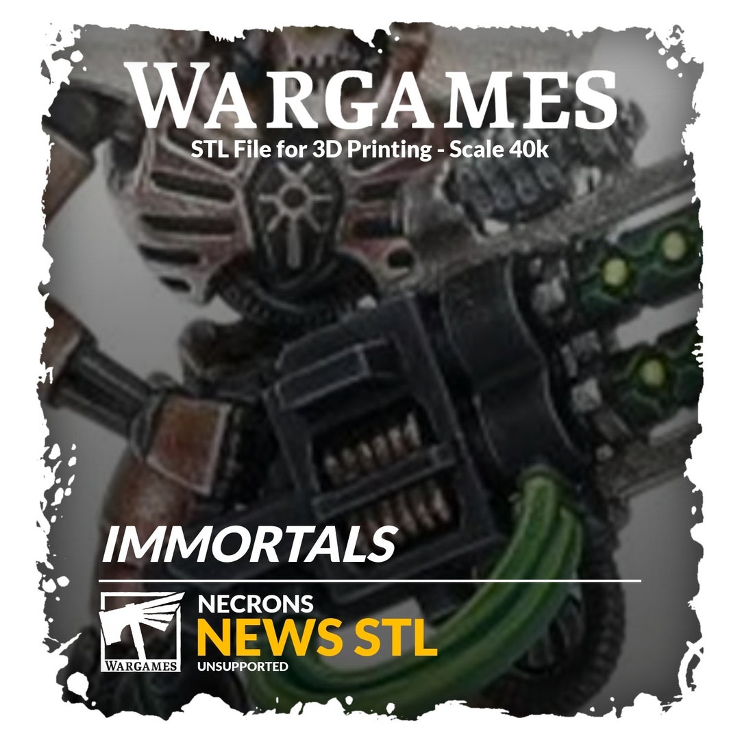 STL the Undying 40K Scale STL Files for 3D Printing - Etsy