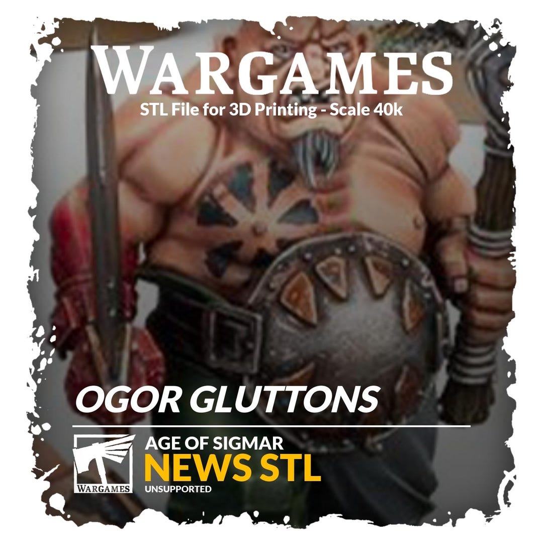 STL Ogre Gluttons 40K Scale STL Files for 3D Printing - Etsy