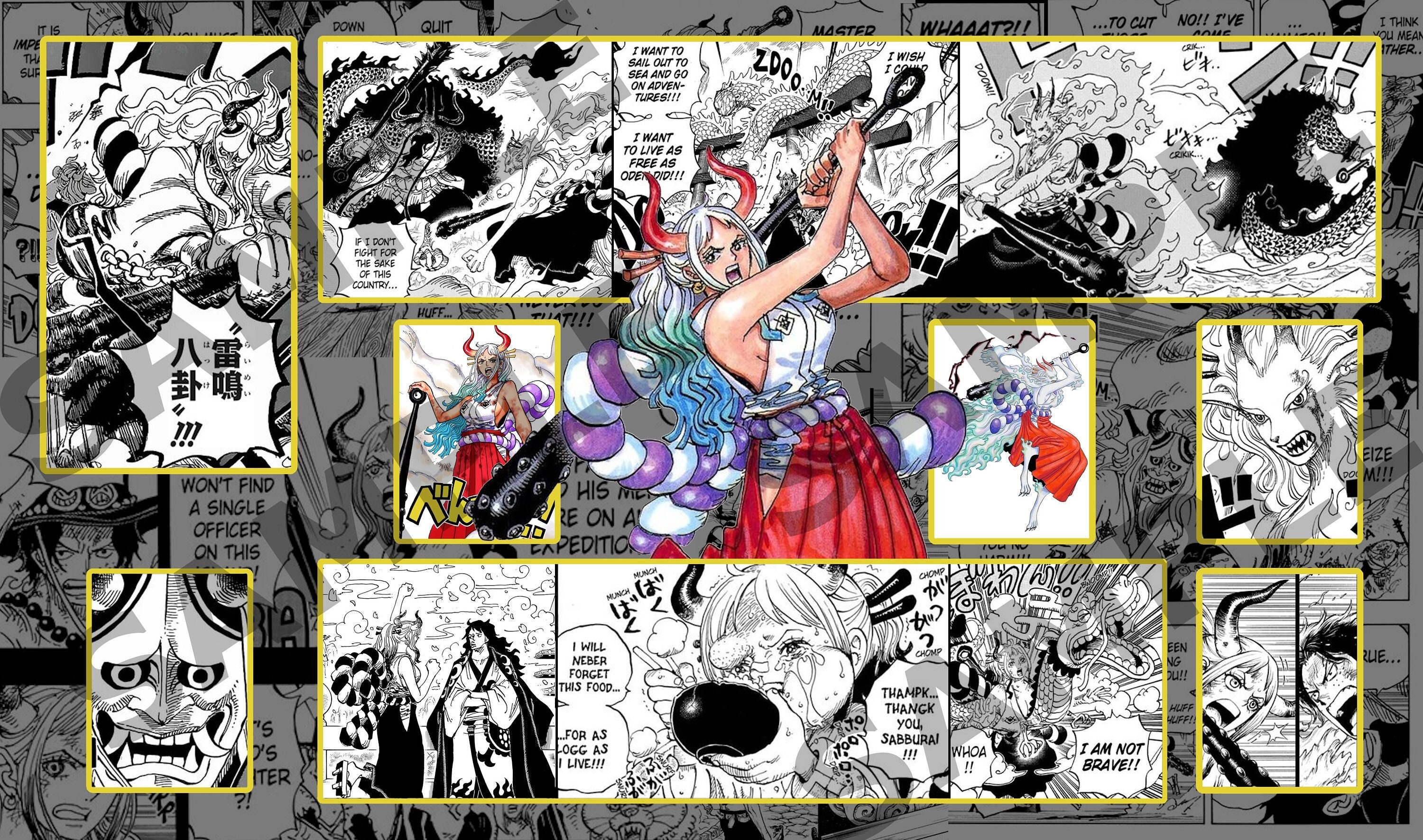 One Piece TCG Playmat Yamato - Etsy