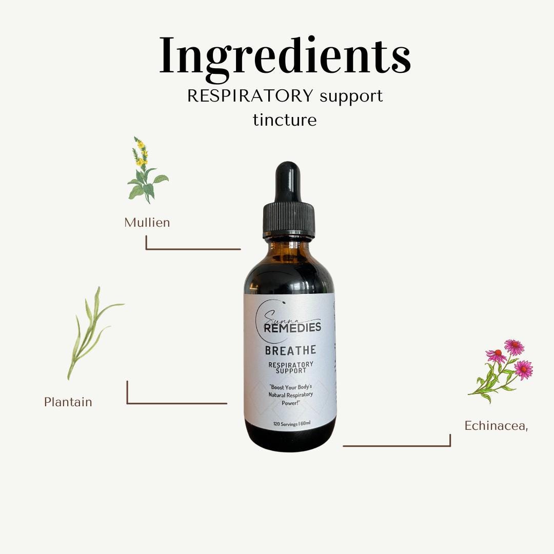 Breathe Respiratory Support Tincture- "boost Your Body's Natural ...