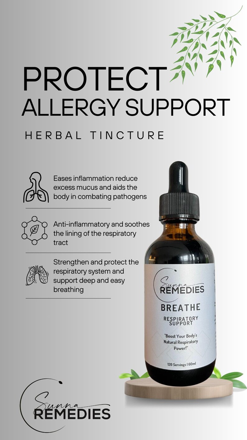 Breathe Respiratory Support Tincture- "boost Your Body's Natural ...