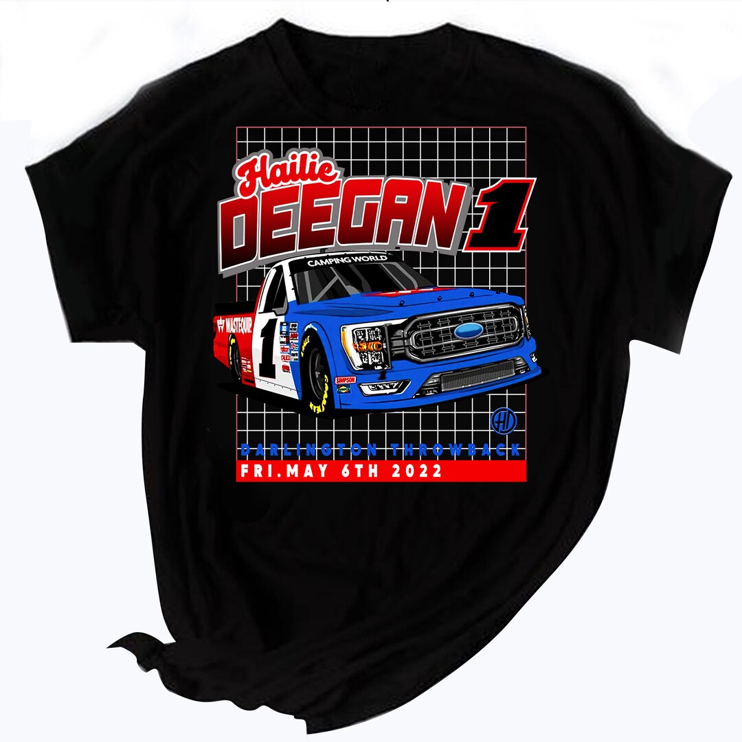 Vintage Nascar Car Racing Hailie Deegan Shirt, Nascar Shirt, Nascar ...