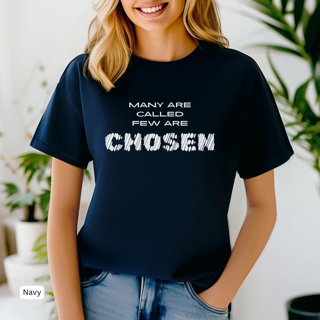 Chosen Christian T-shirt, Jesus Tee, Faith Inspirational Shirt ...