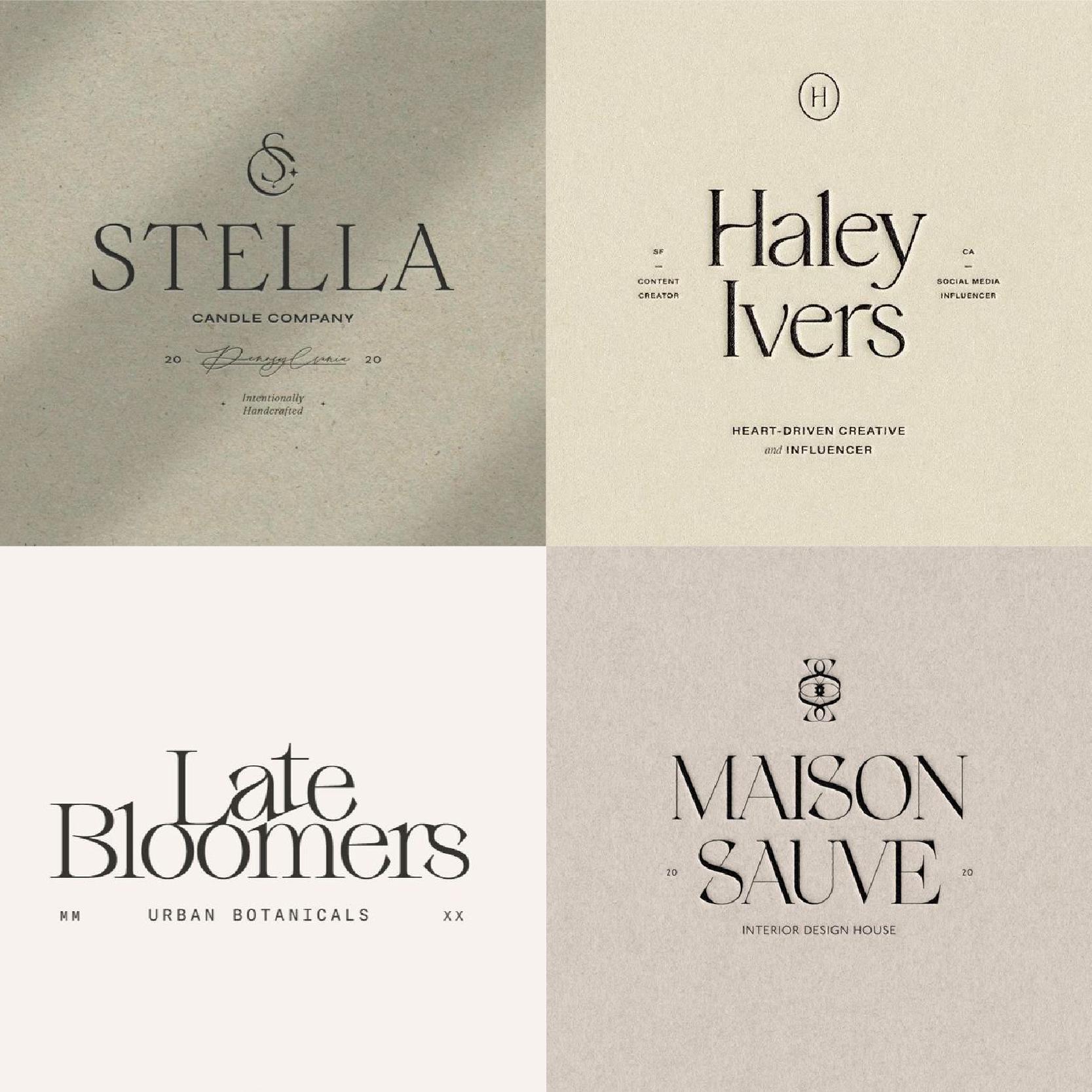 Custom Monogram Logo Design | Luxury Monogram Logo | Minimalist Wedding ...