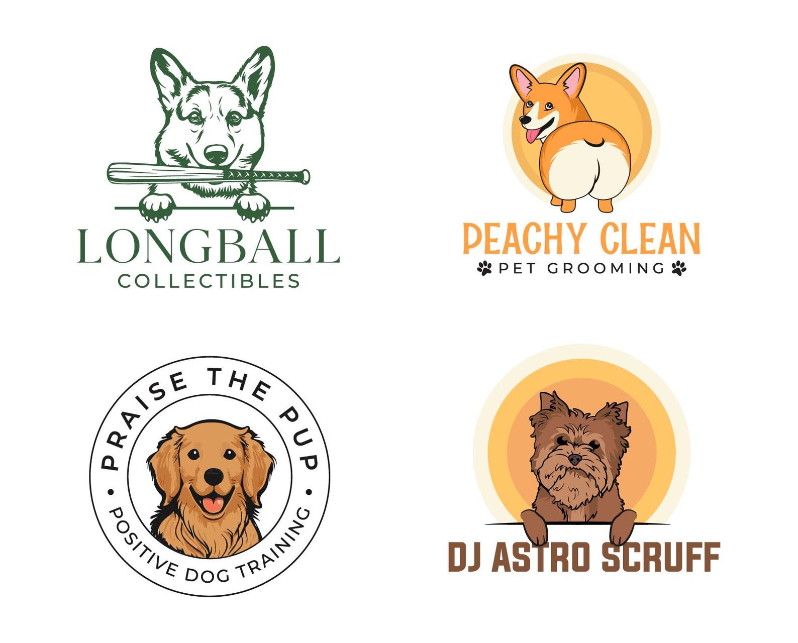 Dog Logo Design, Pet Logo, Professional Logo Design, Pet Salon Logo ...