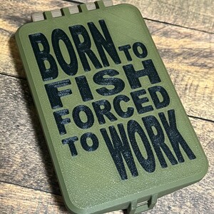 Compact Fly Fishing Box | Shirt/wader Pocket Fly Holder | Born to Fish ...