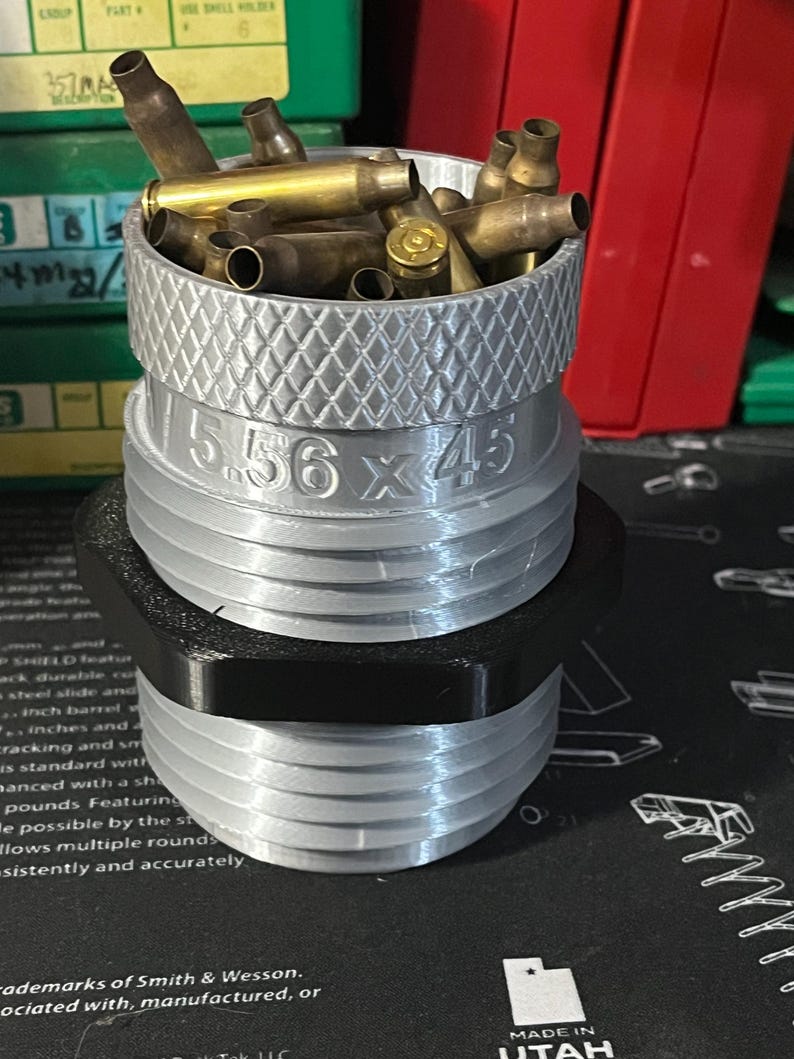 Customizable 3d-printed Reloading Die Can Holder With Fidget Spinner - Etsy
