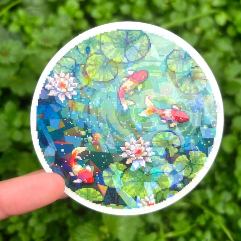 Koi Fish Stickers Laptop - Etsy