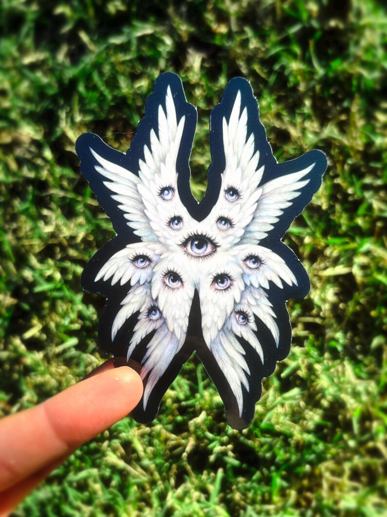 Biblically Accurate Angel Sticker: Seraphim Sticker, Angelcore Sticker ...