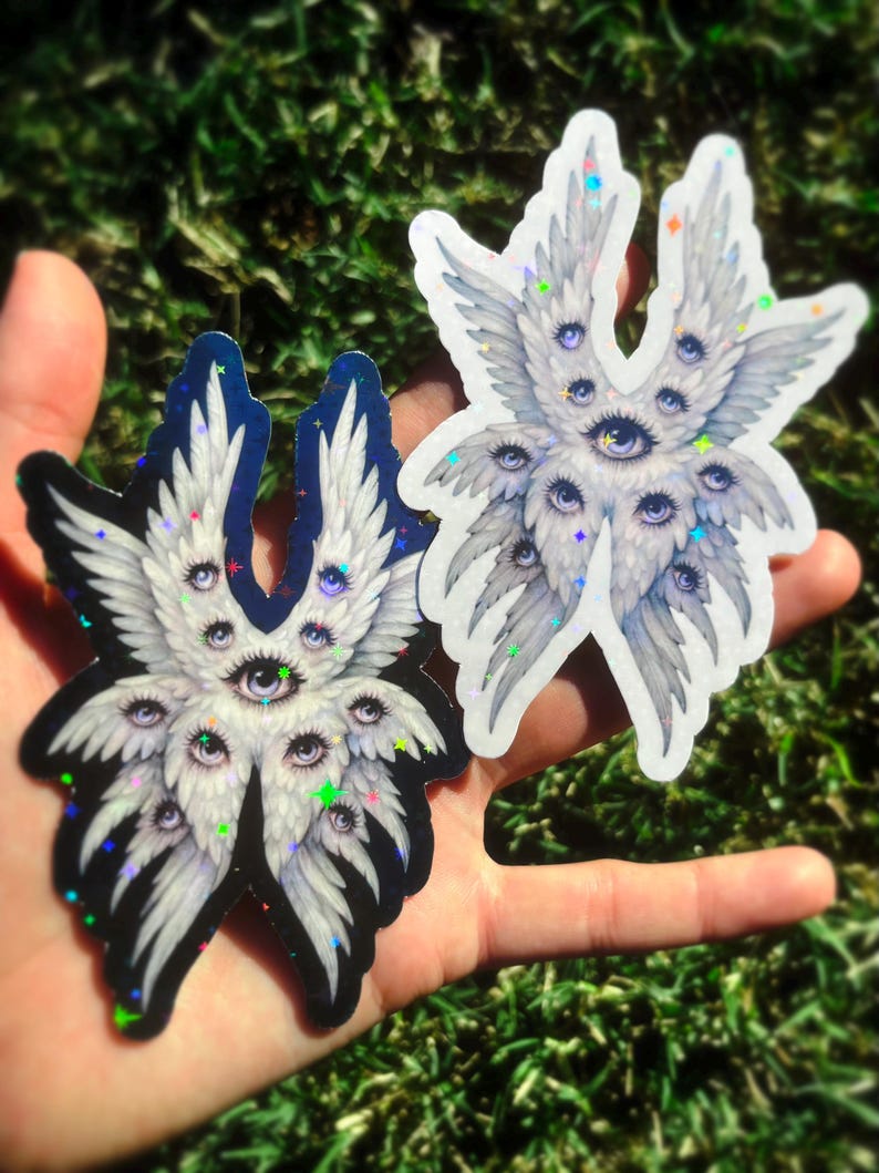 Biblically Accurate Angel Sticker: Seraphim Sticker, Angelcore Sticker ...