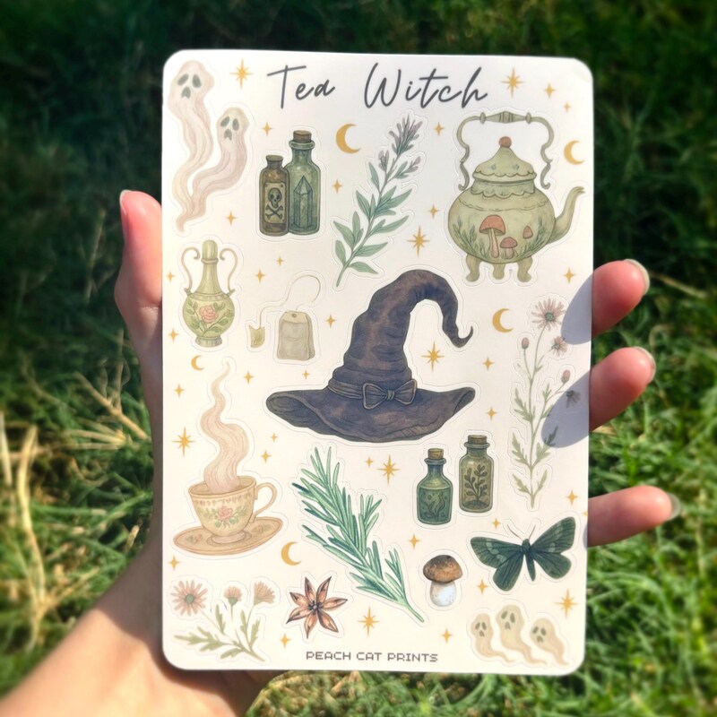 Witchy Cottage Stickers - Etsy