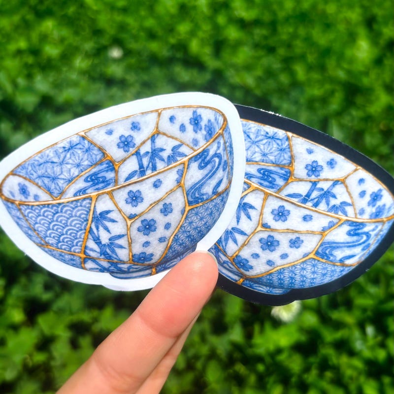 Japanese Pottery Stickers - Etsy