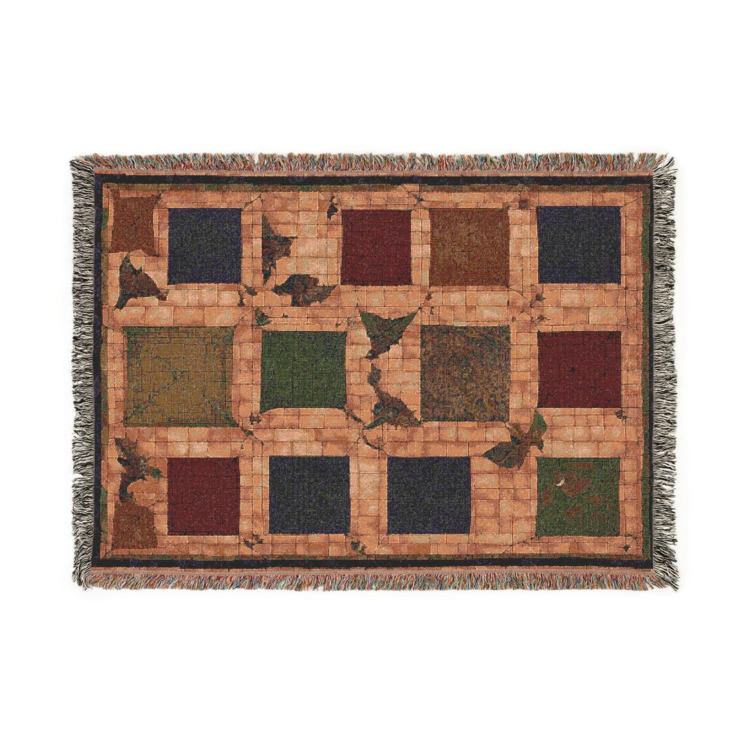 Dungeon Map Fantasy RPG Woven Blanket Cotton Throw DND Gamer Decor - Etsy