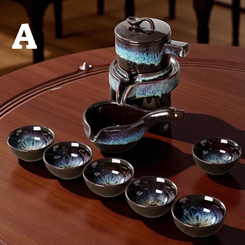 Handmade Ceramic Kung Fu Tea Set – Traditional Chinese Gongfu Teapot ...