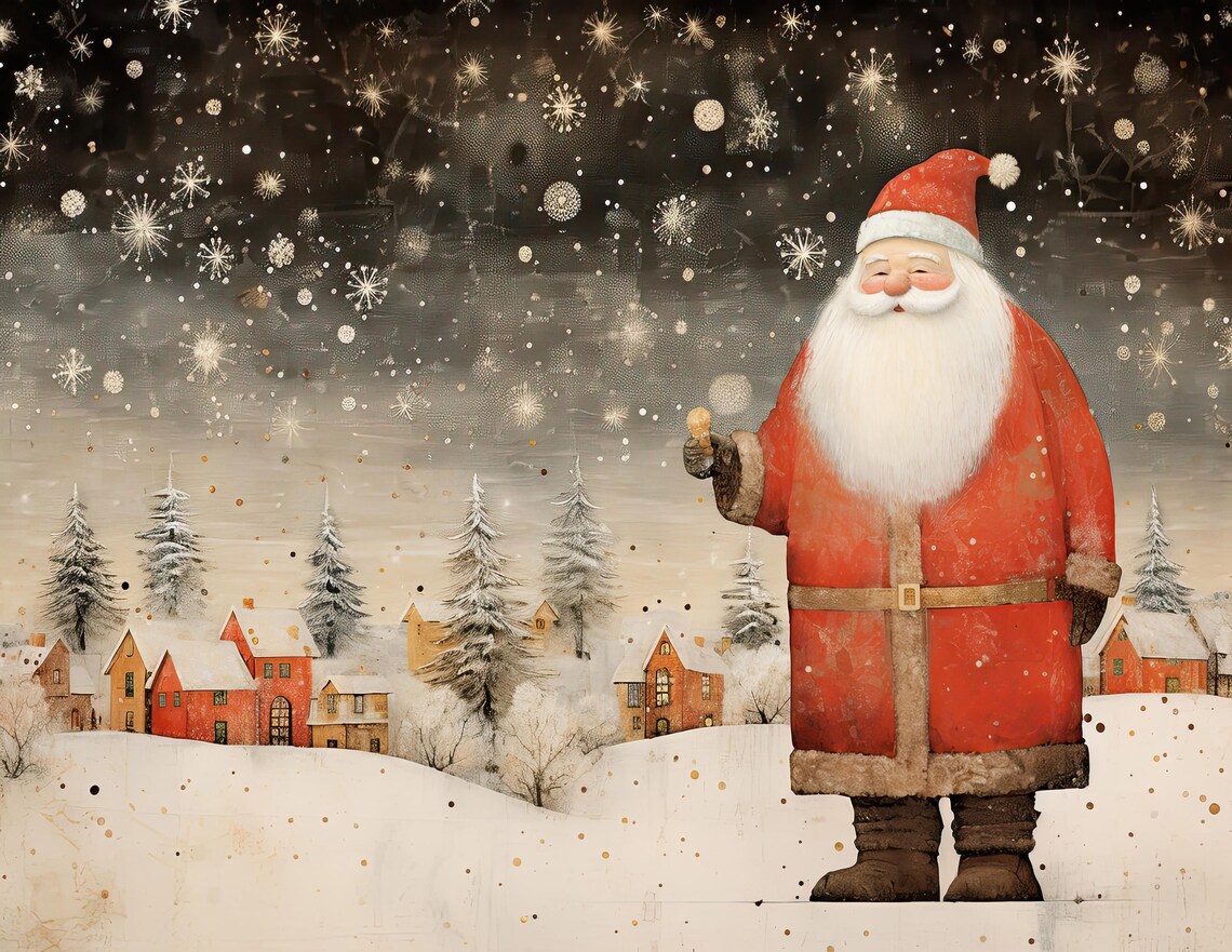 Dreamy Watercolor Winter Christmas Art Card Pack (CH 7), 5 Different ...