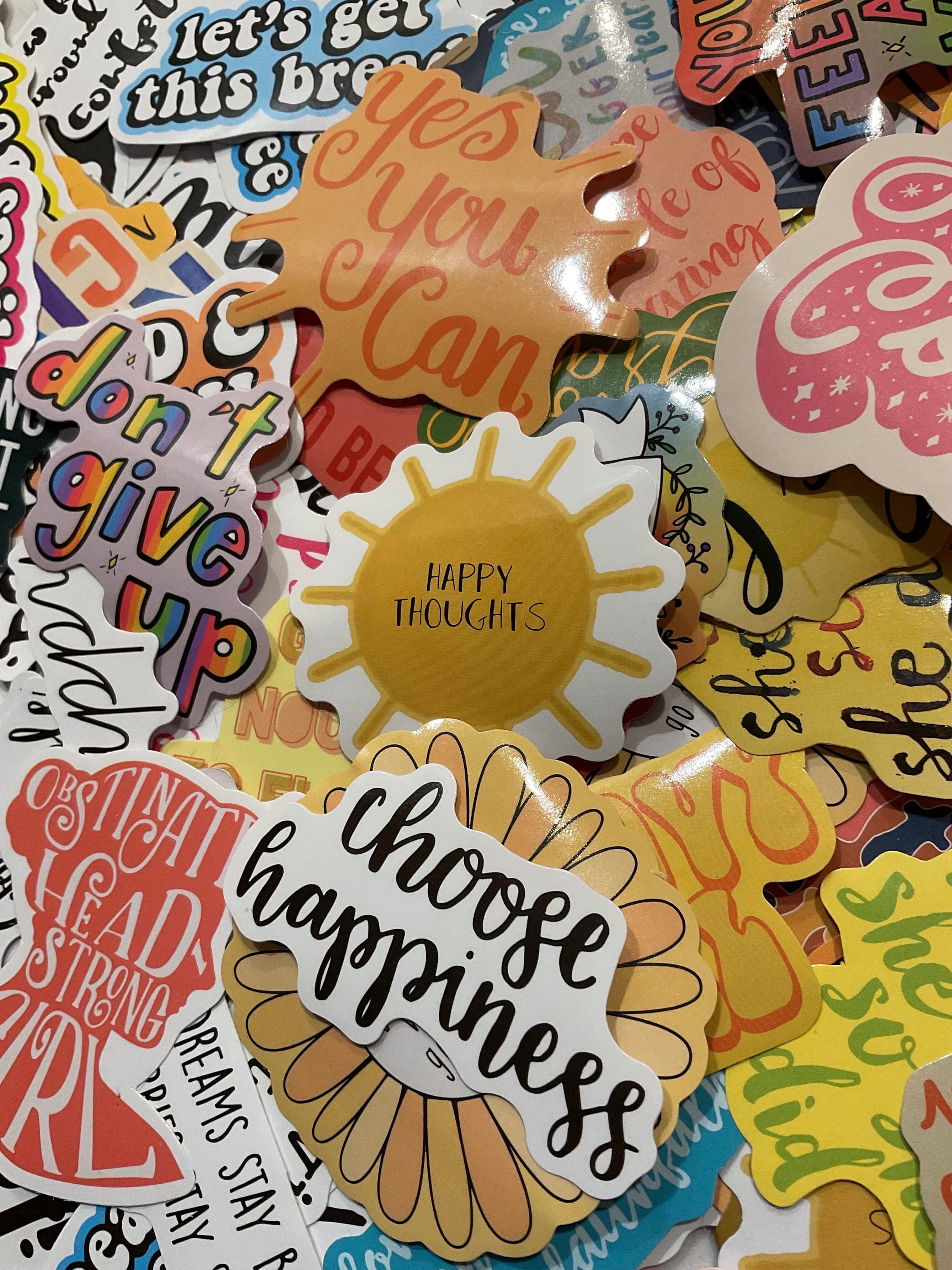 Motivational Affirmation Sticker Pack 5-30 Pcs Inspirational Stickers ...
