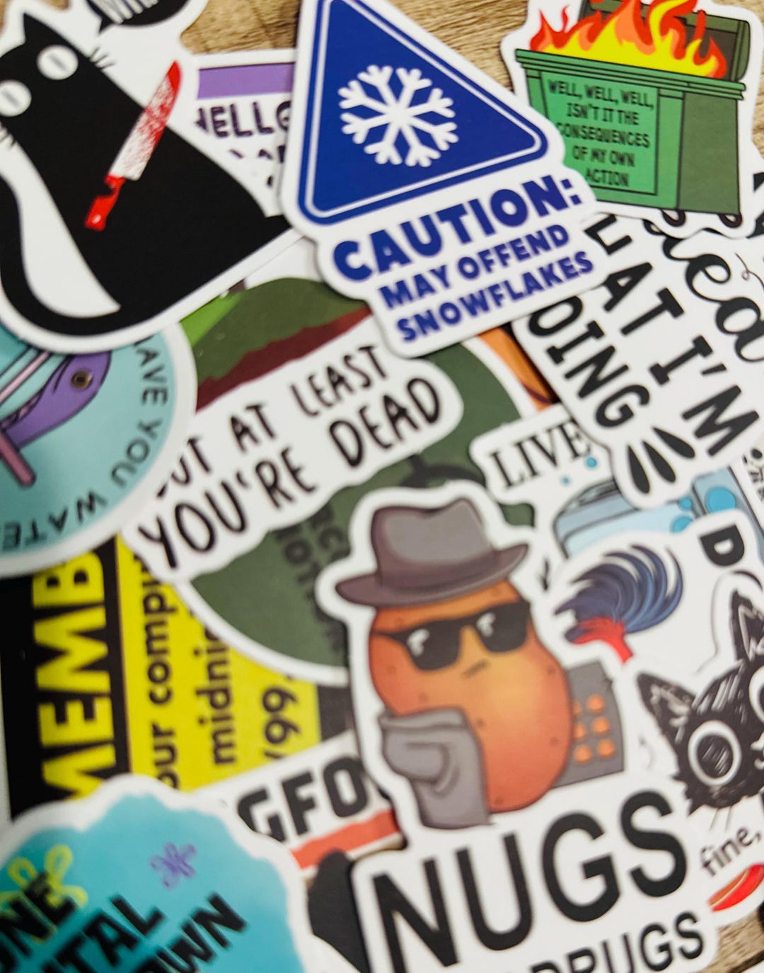 Funny Meme Sticker Pack, Hilarious Adult Meme Stickers, Funny Stickers ...