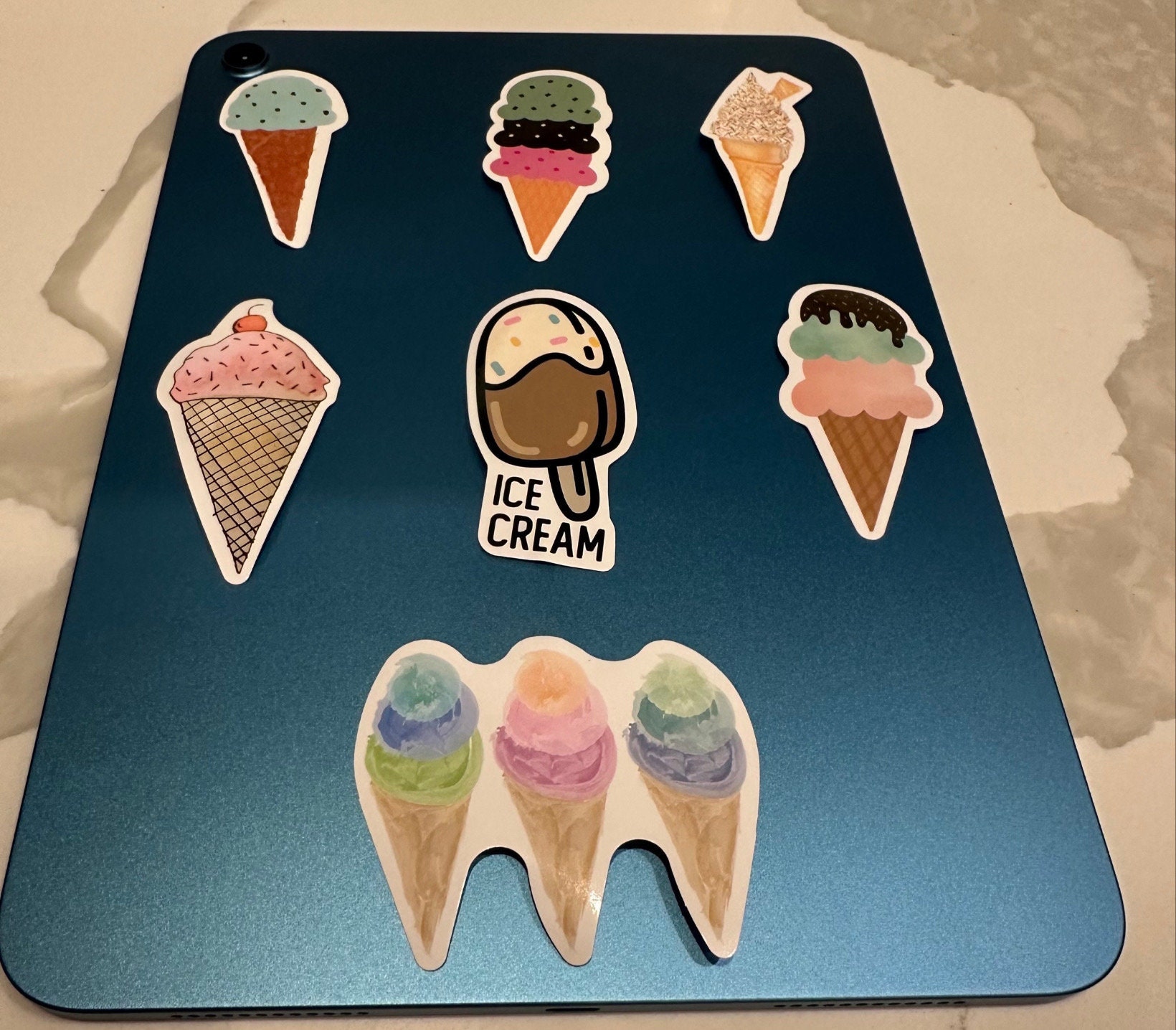 Summer Aesthetic Sticker Pack (5-30 Pcs) Reading Water Bottle Stickers ...