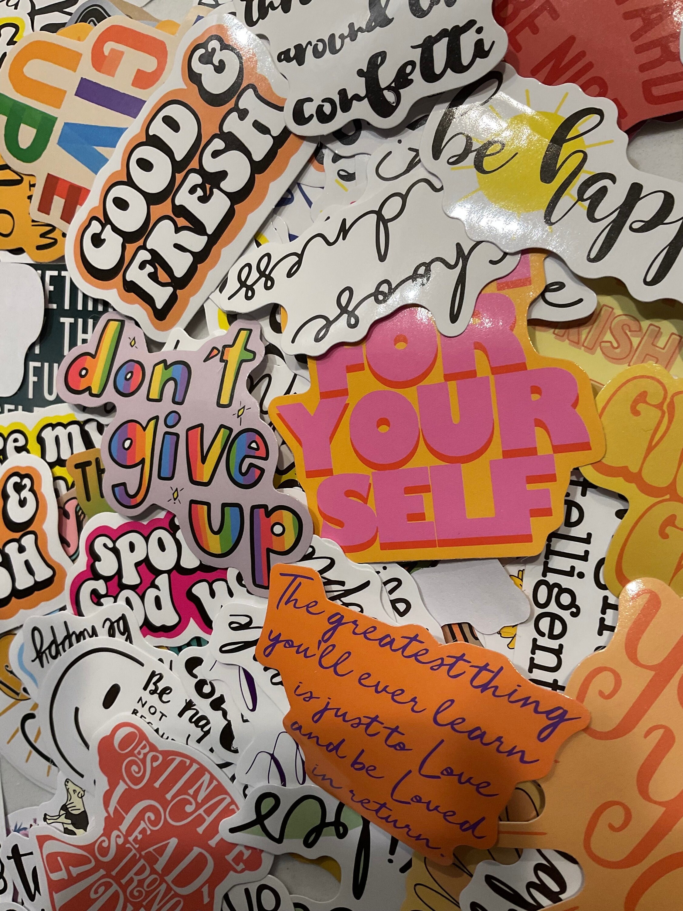 Motivational Affirmation Sticker Pack 5-30 Pcs Inspirational Stickers ...