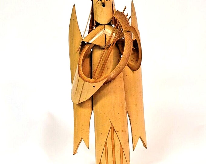 Very Rare Bamboo Angel From the 70's - Etsy