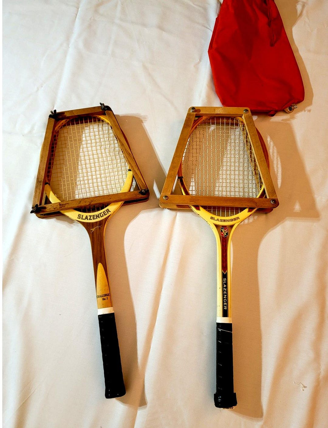English Slazenger challenger No. 1 Wood Tennis Rackets 1970's 1960's - Etsy