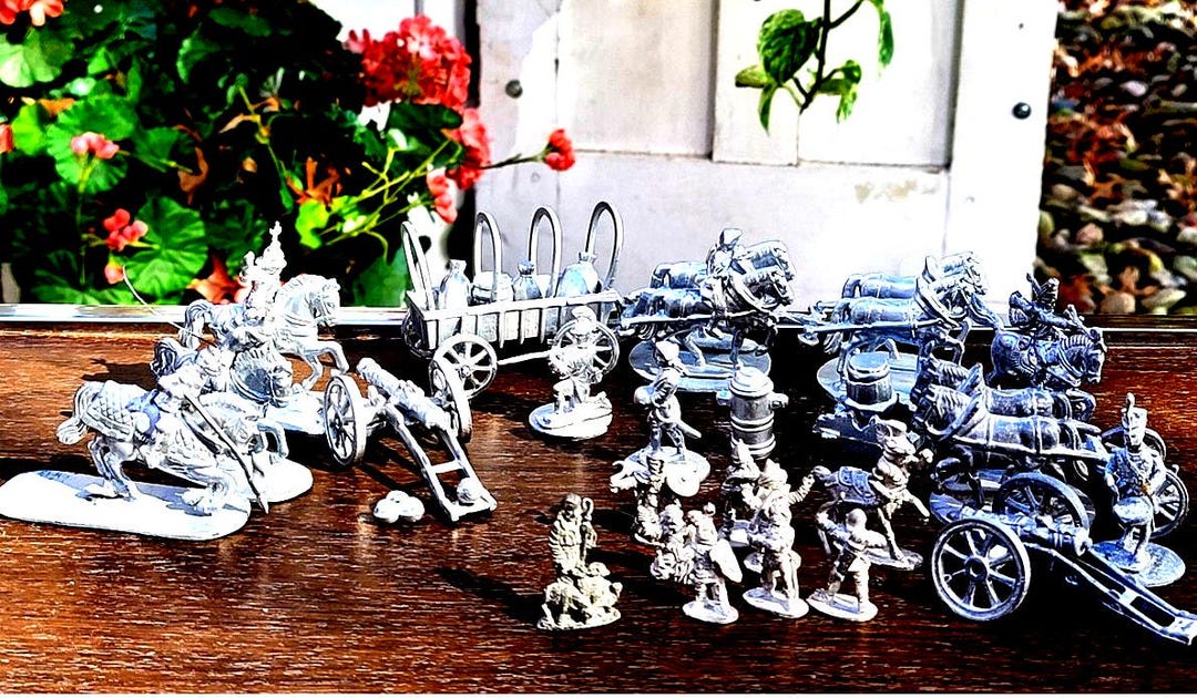 Lead Soldiers Figures Dungeons Dragons Fantasy Civil War/medieval ...
