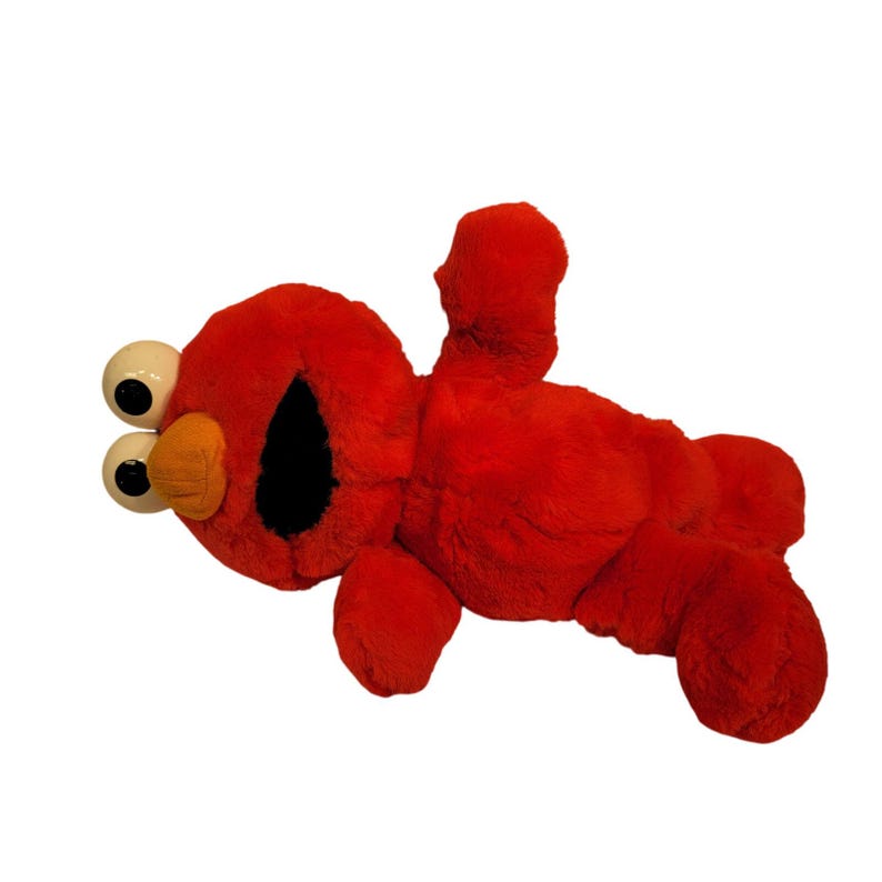 Original 1995 Tickle Me Elmo Sesame Street Plush Still Works Giggling ...