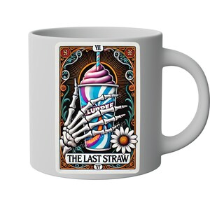 The Last Straw Funny Tarot Card PNG Humorous Tarot Art Digital Download ...