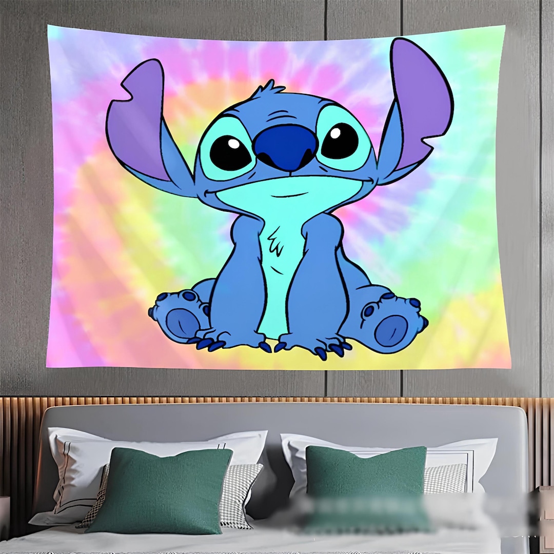 Disney Lilo & Stitch Wall Tapestry, Lilo and Stitch Wall Hanging ...