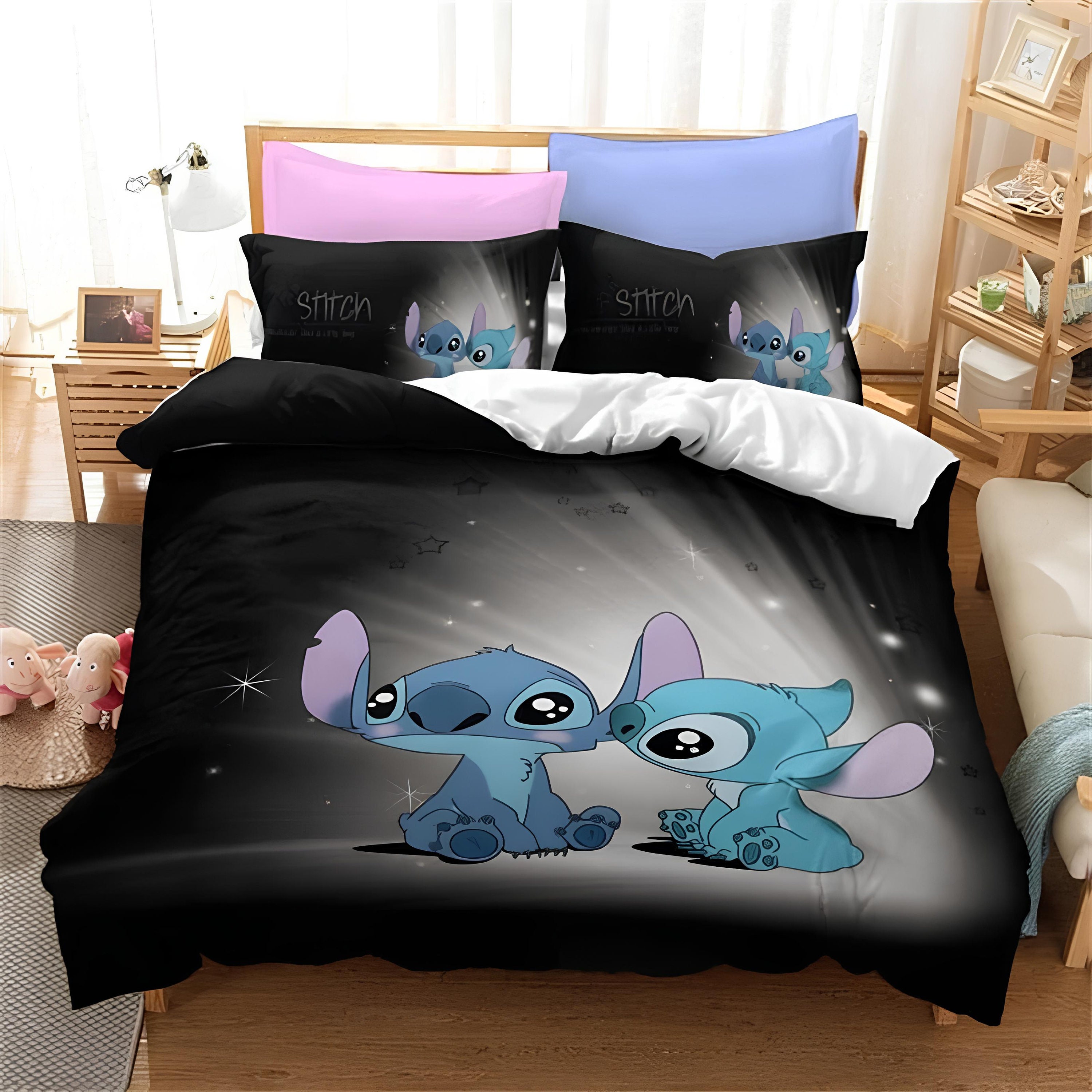 Disney Lilo & Stitch Duvet Cover, Lilo and Stitch Bedding Set, Digital ...