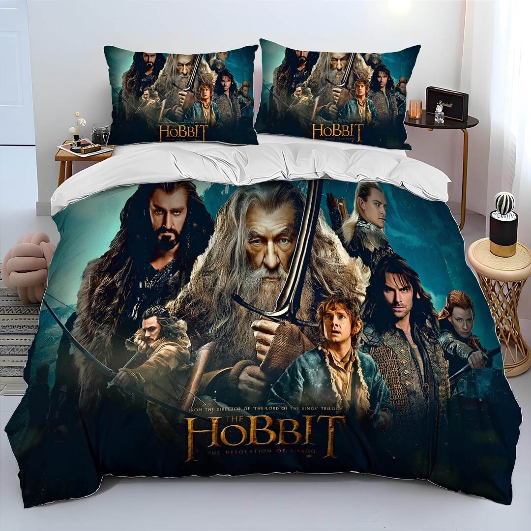 The Hobbit Duvet Cover Set, Polyester Bedding, Custom Movie Theme - Etsy