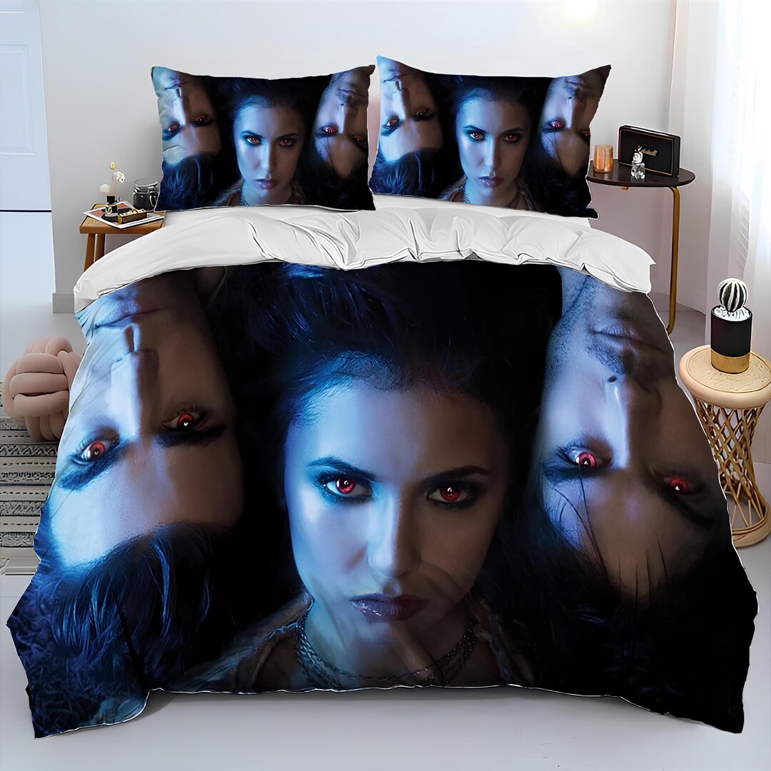 Damon Salvatore Duvet Cover Set: Vampire Diaries Bedding, Custom Photo ...